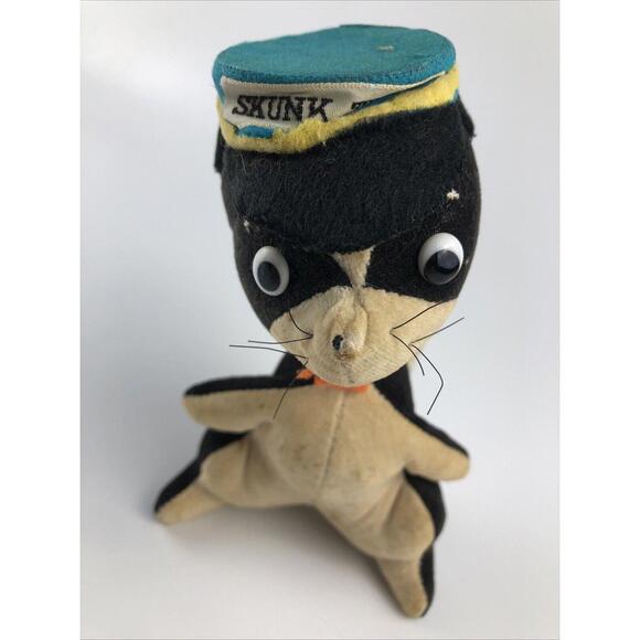 Toys | Rare 196s Sawdust Skunk Japanese Vintage Toy With Hat | Poshmark